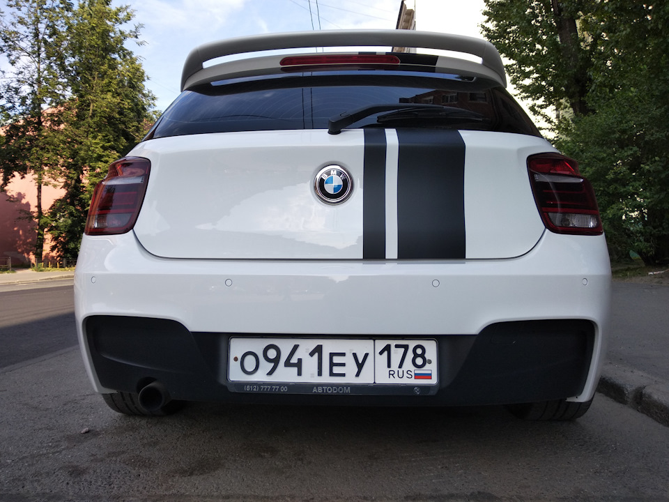 Передний М бампер BMW F20 F21. Спойлер BMW F20 F21 — BMW 1 series (F21 ...