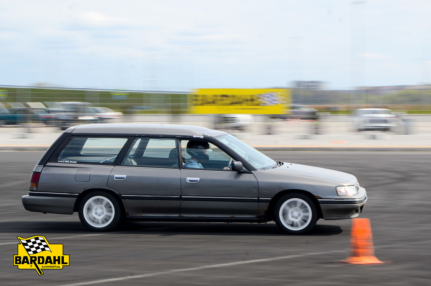 Первый слалом на деде)) — Subaru Legacy (BC/BJ/BF), 1,8 л., 1989 года ...