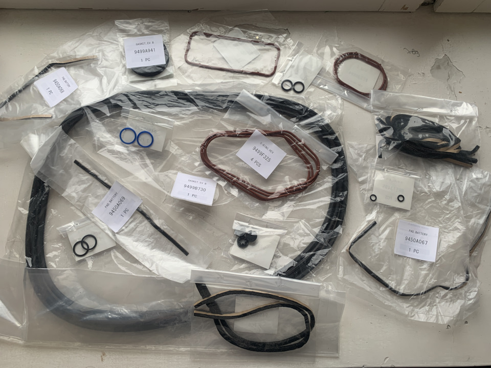 Техничка VII: Комплект прокладок ВВБ — Mitsubishi Outlander PHEV, 2 л ...