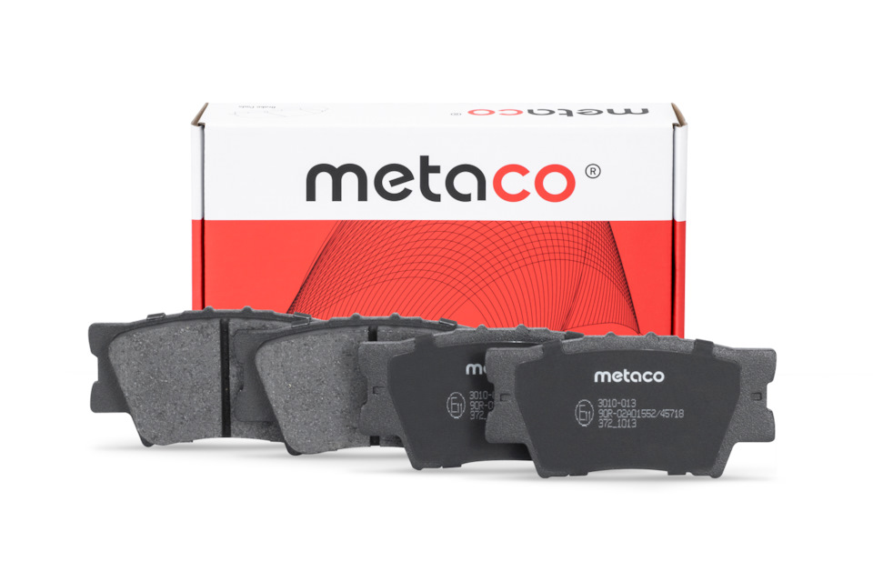 3010013 Колодки тормозные задние дисковые METACO | Запчасти на DRIVE2