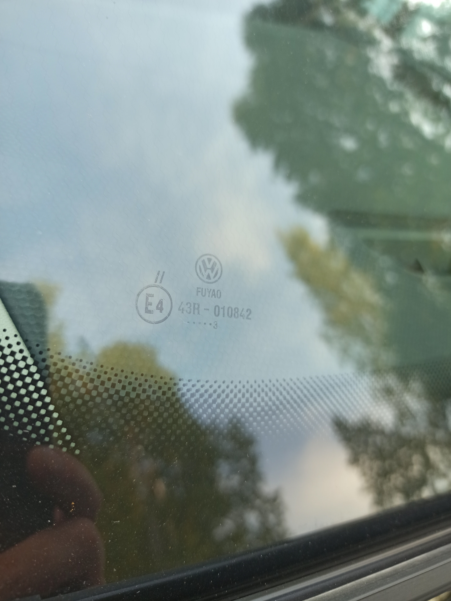 Замена лобового стекла.каско. — Volkswagen Tiguan (2G), 1,4 л, 2021 ...