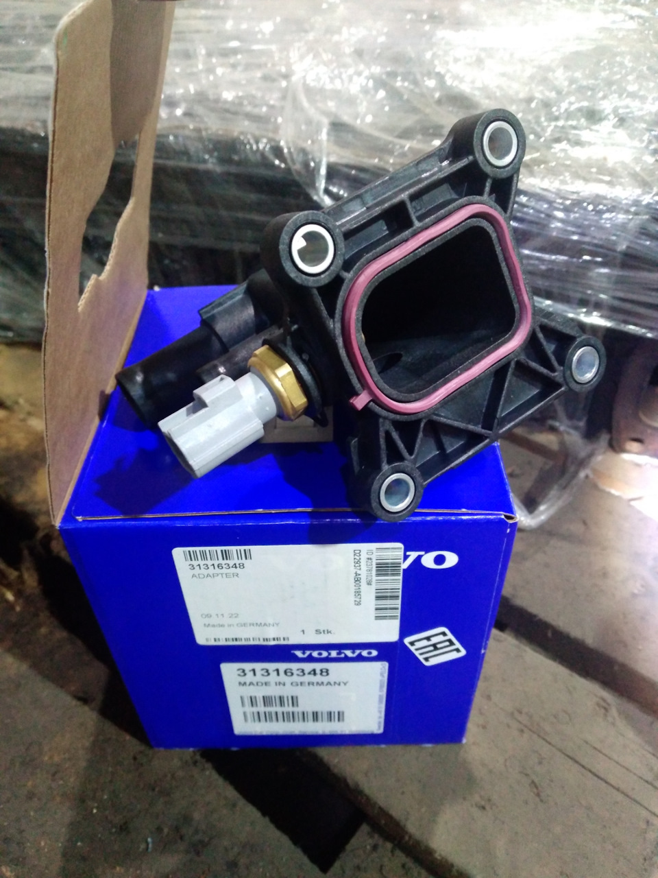 31316348 Фланец блока адаптера Volvo | Запчасти на DRIVE2