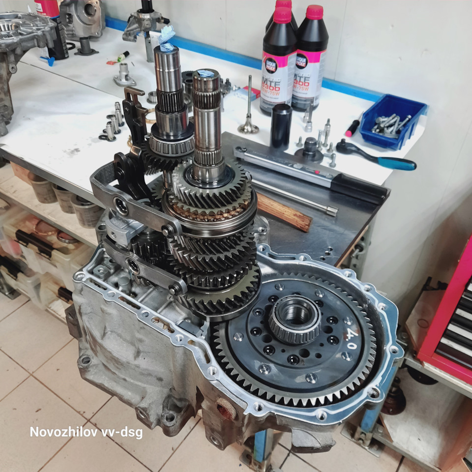 Ремонт МКПП — MQ 250. Работа по ремонту трансмиссии серии 02S с ...