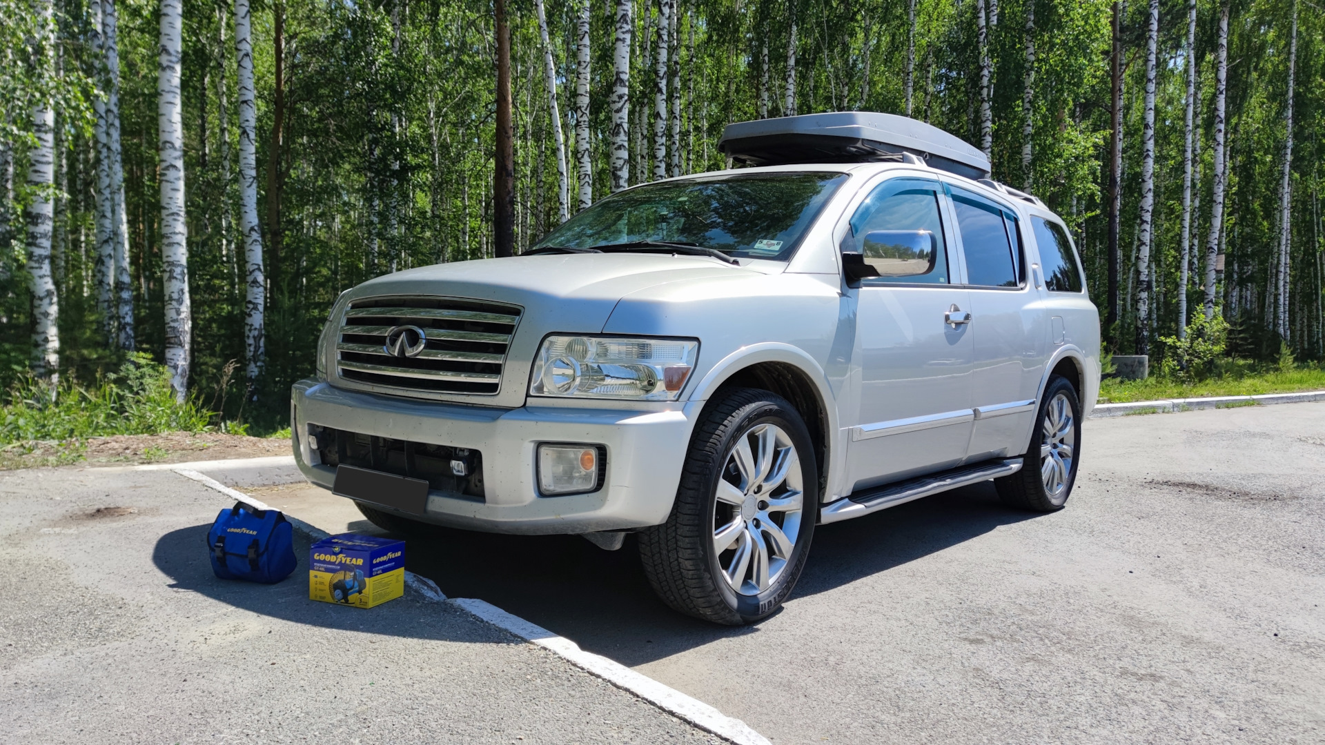 Компрессор GOODYEAR — GY-40L — Цвет настроения синий! — Infiniti QX56 ...