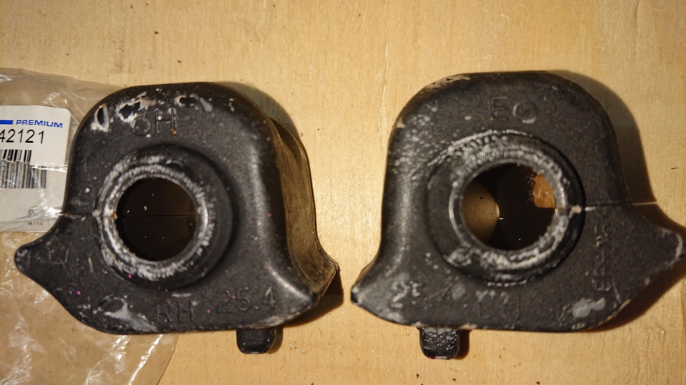 Замена свечей, передних линков и втулок стабилизатора (харриер 60 ...