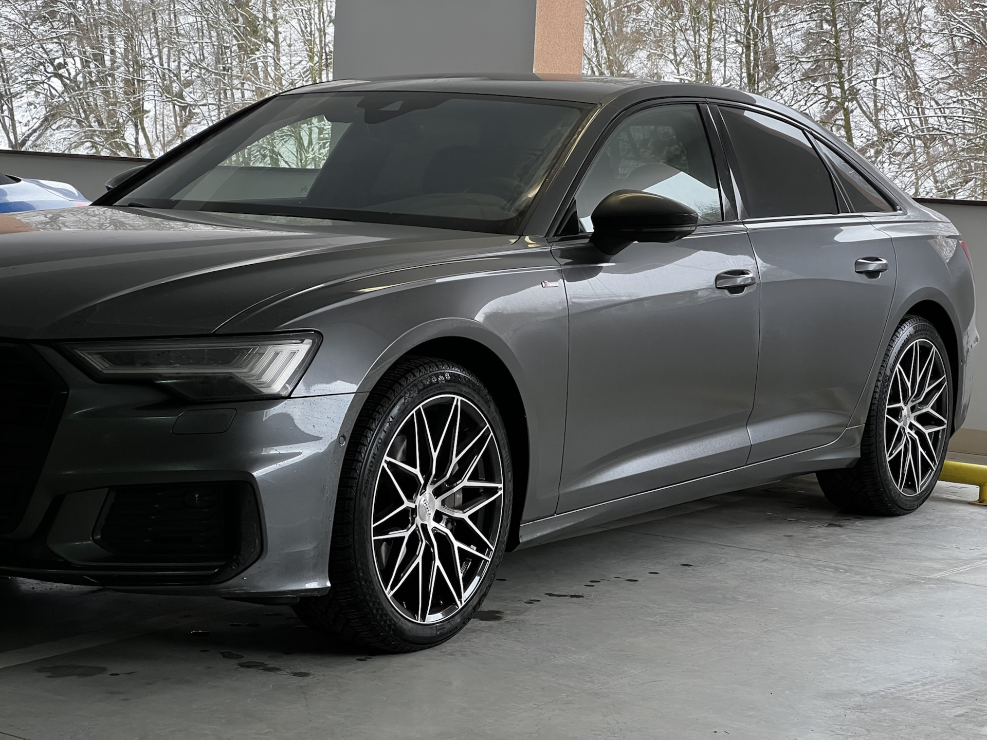 Наконец-то! Поставил нормальные диски и зимнюю резину! — Audi A6 (C8), 2 л, 2021 года | колёсные ...