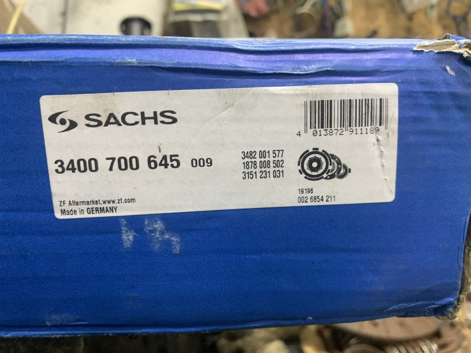 3482001577 Нажимной диск сцепления SACHS | Запчасти на DRIVE2