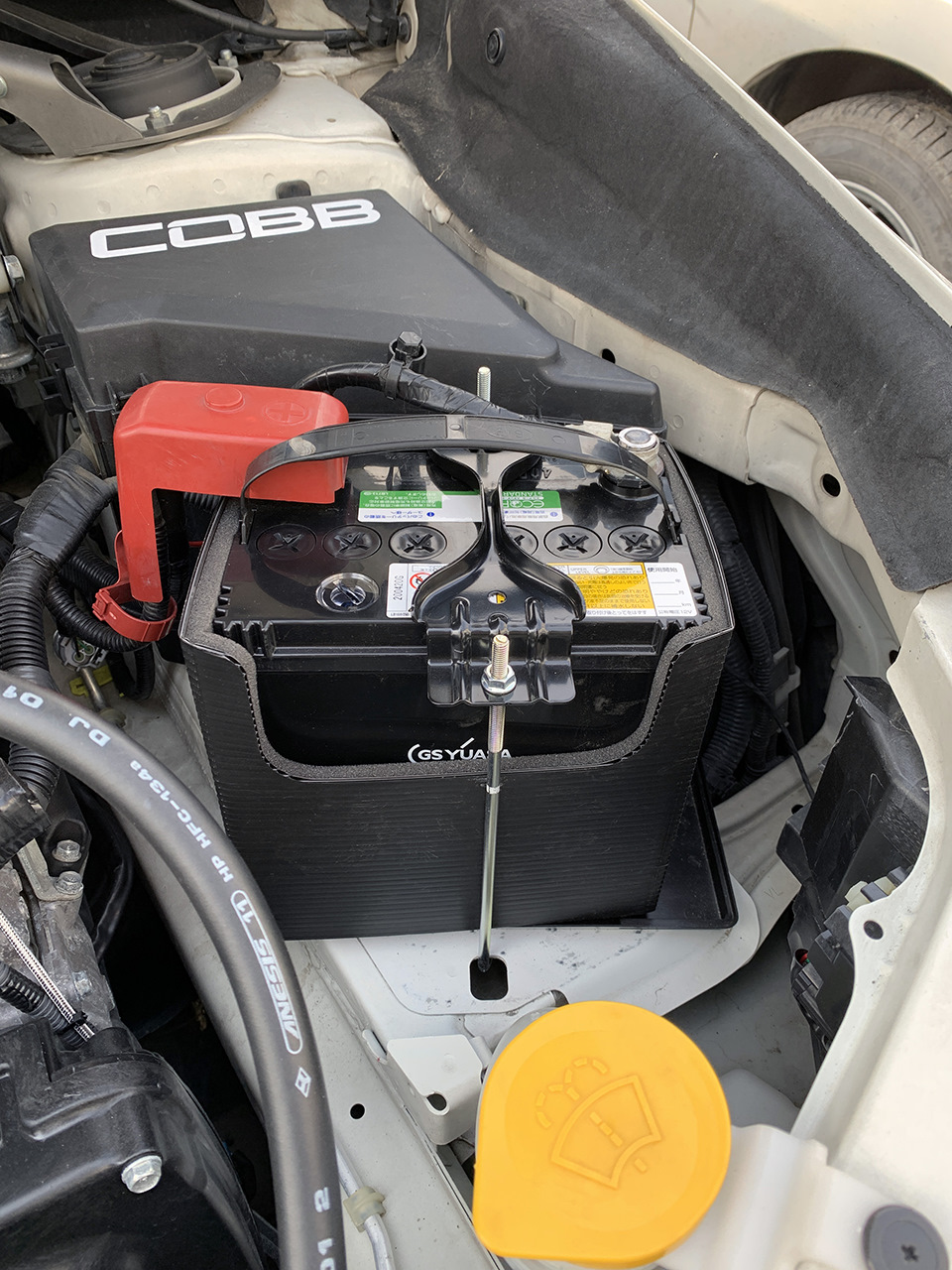 Облегченный аккумулятор 40B19L — 8,5 кг. — Subaru WRX STI (VA), 2 л ...