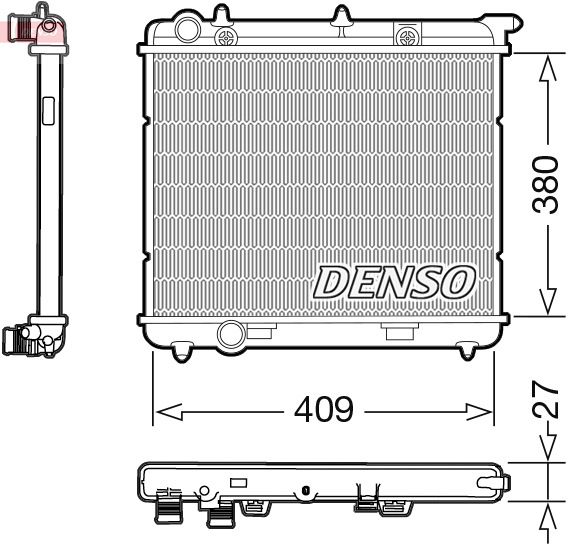 DRM21024 Радиатор DENSO | Запчасти на DRIVE2