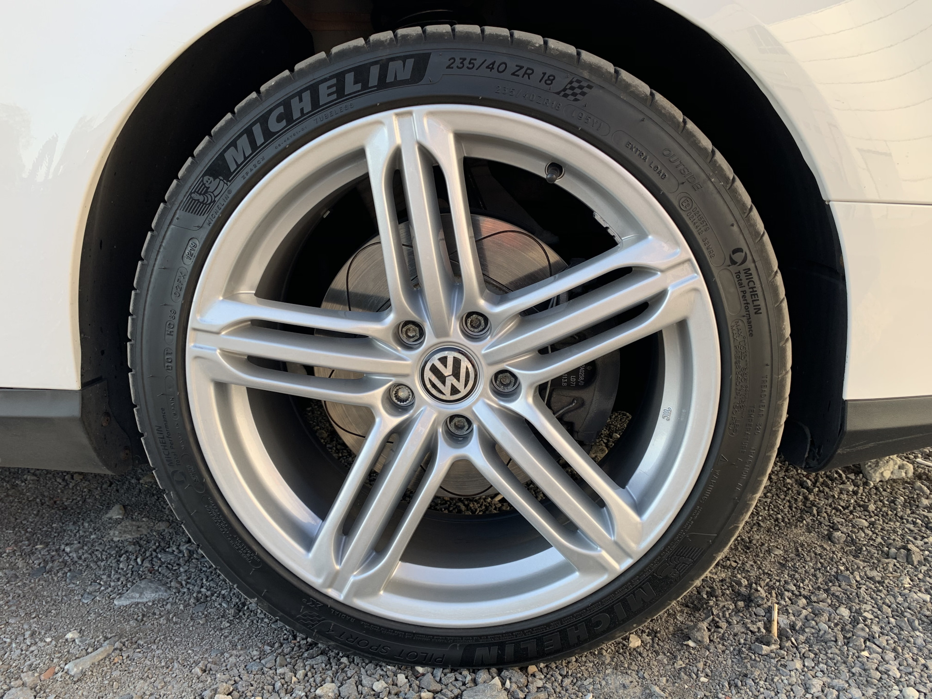 Passat b6 R18 — Volkswagen Passat B6, 1,8 л, 2008 года | колёсные диски ...
