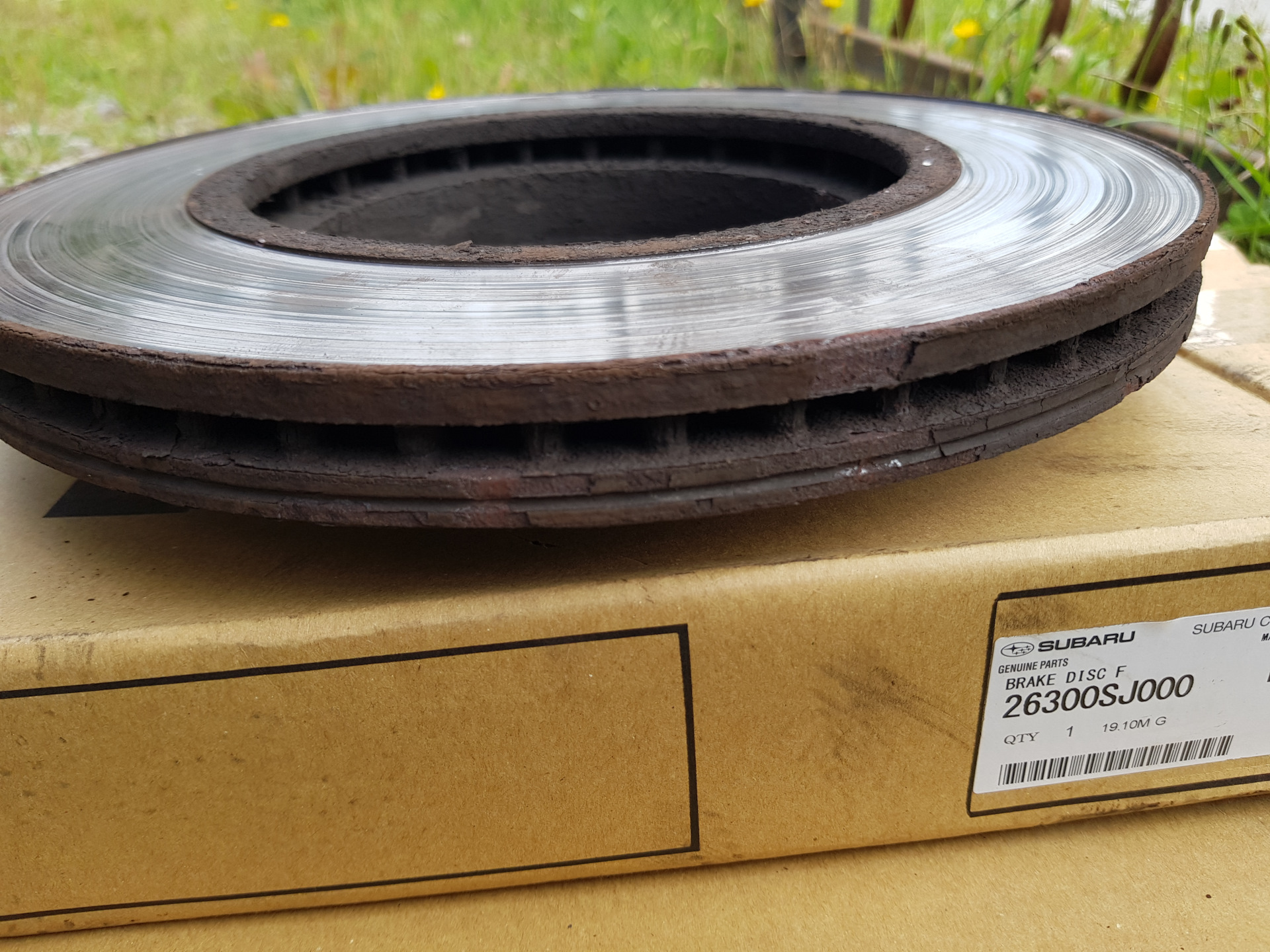 Вот и 45 на одометре. ТО-45. Замена тормозных дисков. — Subaru Forester ...