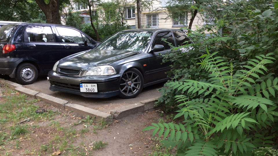 Honda Civic Hatchback (6G) 1.8 бензиновый 1998 | B20/B18 VTEC на DRIVE2