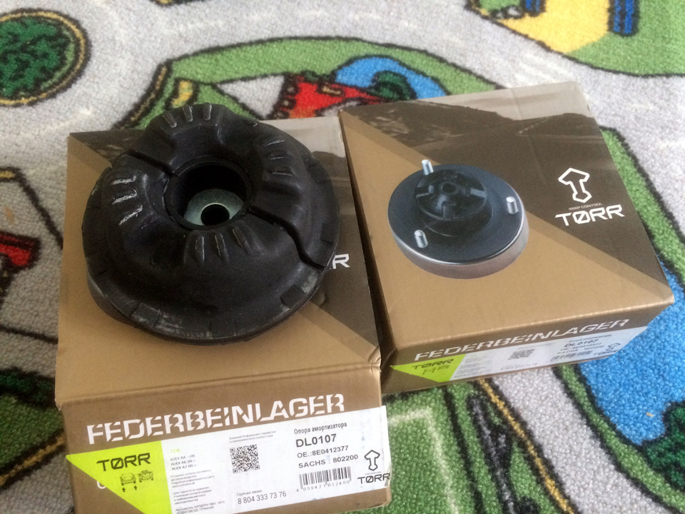 8E0412377 Верхняя опора амортизатора пер подвески VAG | Запчасти на DRIVE2