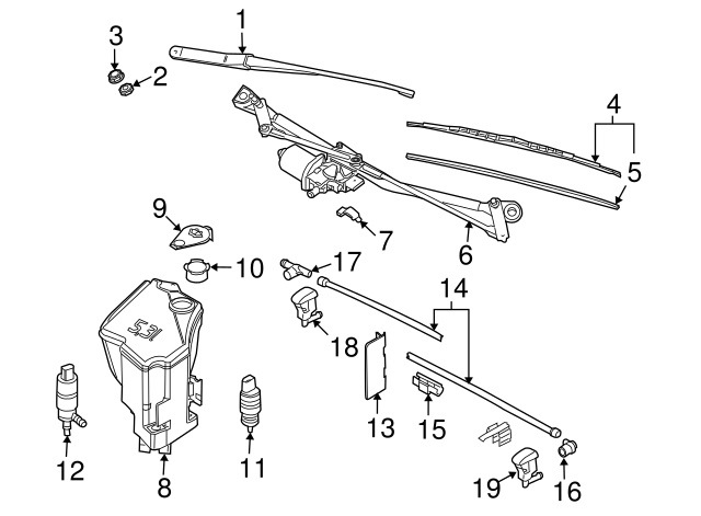 61667110851 Форсунка с обогревом BMW | Запчасти на DRIVE2