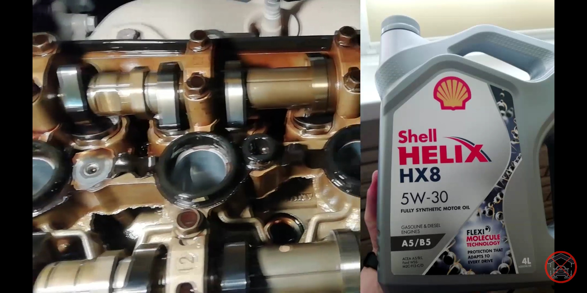 ЧТО стало С МОТОРОМ на Shell HELIX Замена прокладки клапанной крышки на ...
