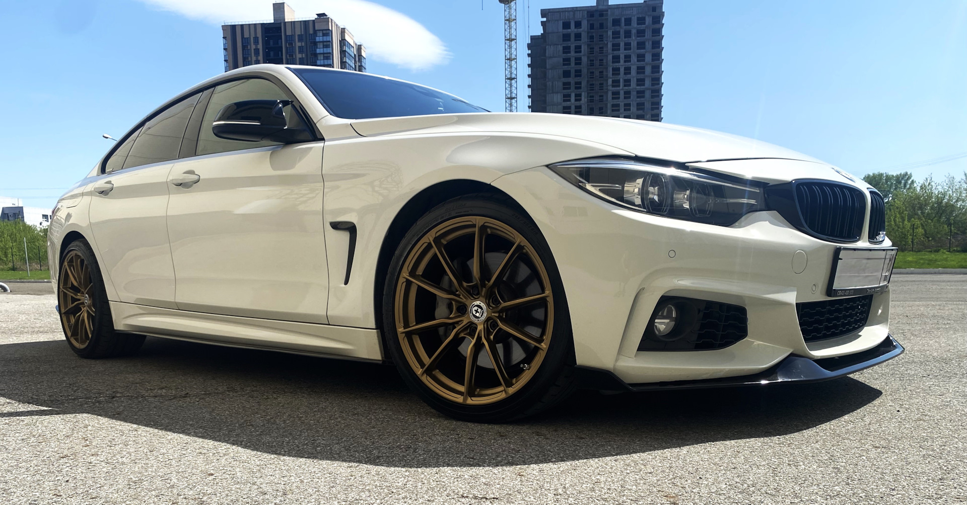 Элероны и сплиттер F36 — BMW 4 series Gran Coupe (F36), 3 л, 2019 года | тюнинг | DRIVE2