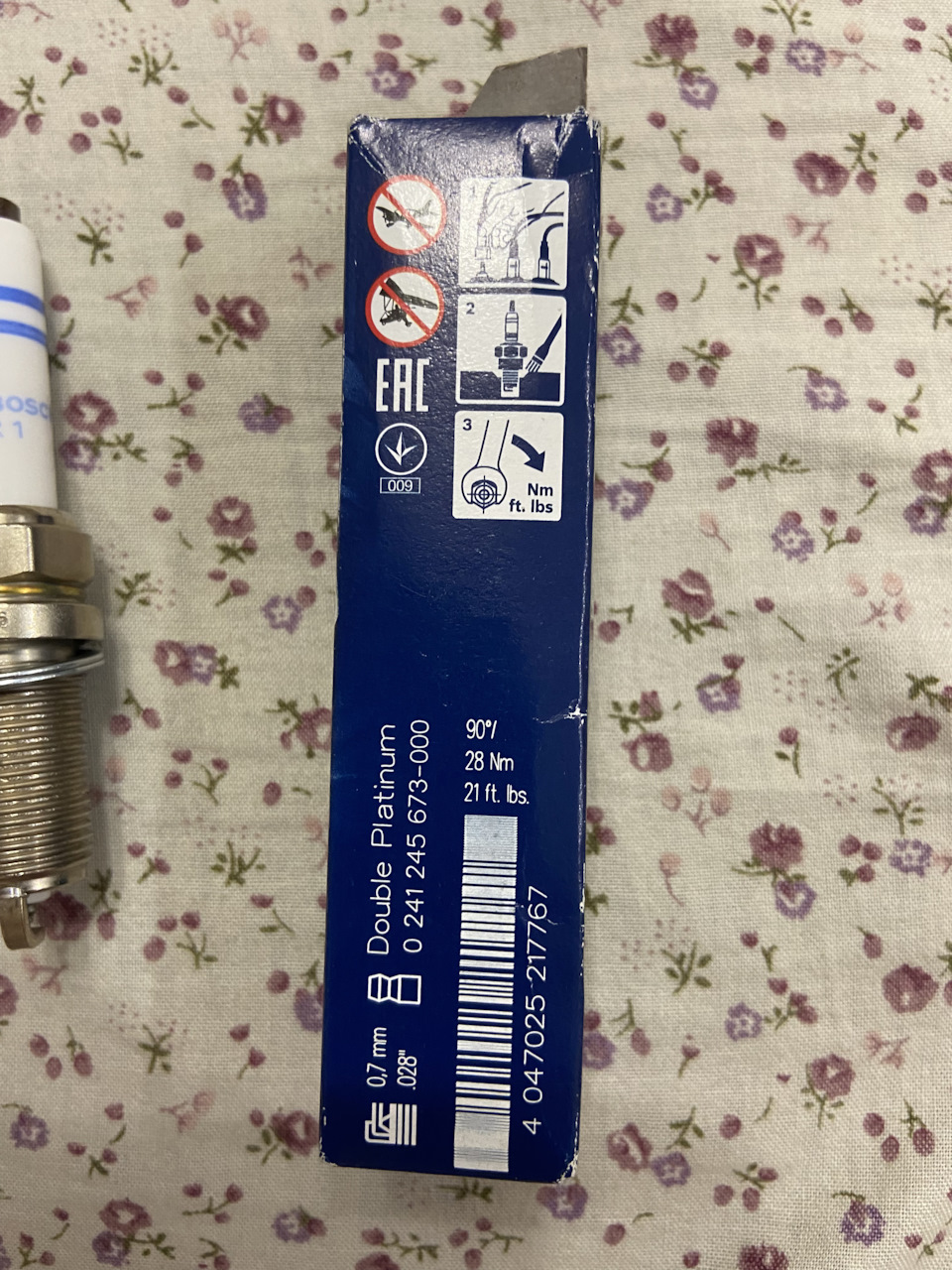 0241245673 Свеча зажигания BOSCH | Запчасти на DRIVE2