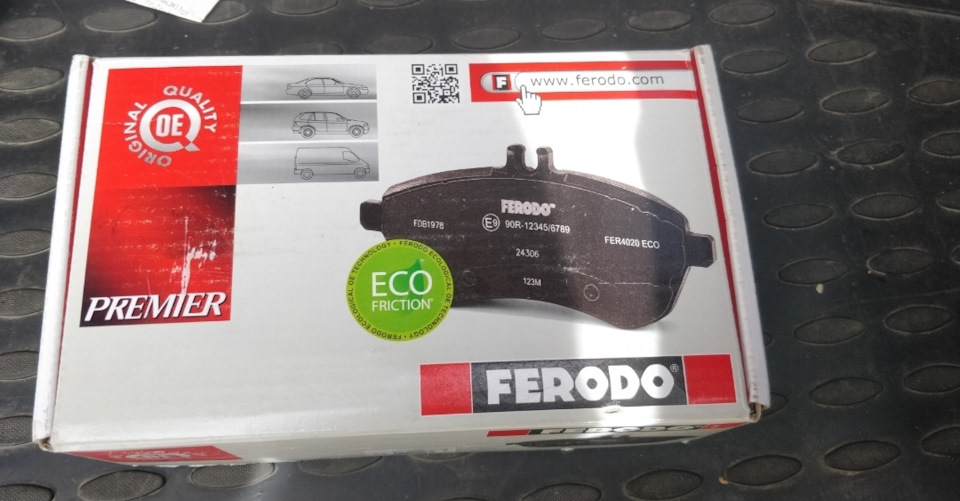 Замена старых передних колодок на FDB1698 SBB FERODO VA — Mitsubishi ...