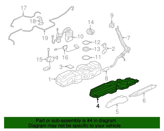 WFN500021 Хомут топливного бака Jaguar Land Rover | Запчасти на DRIVE2