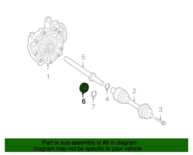 A1129800115 Подшипник шариковый приводного вала. Mercedes | Запчасти на ...