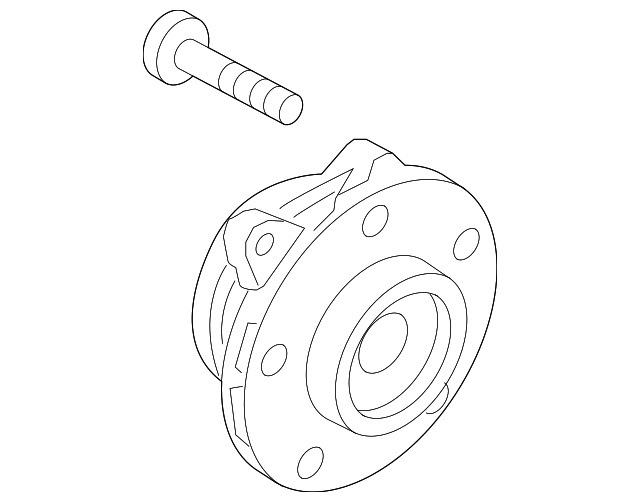 3885A011 Ступица переднего колеса в сборе Mitsubishi | Запчасти на DRIVE2