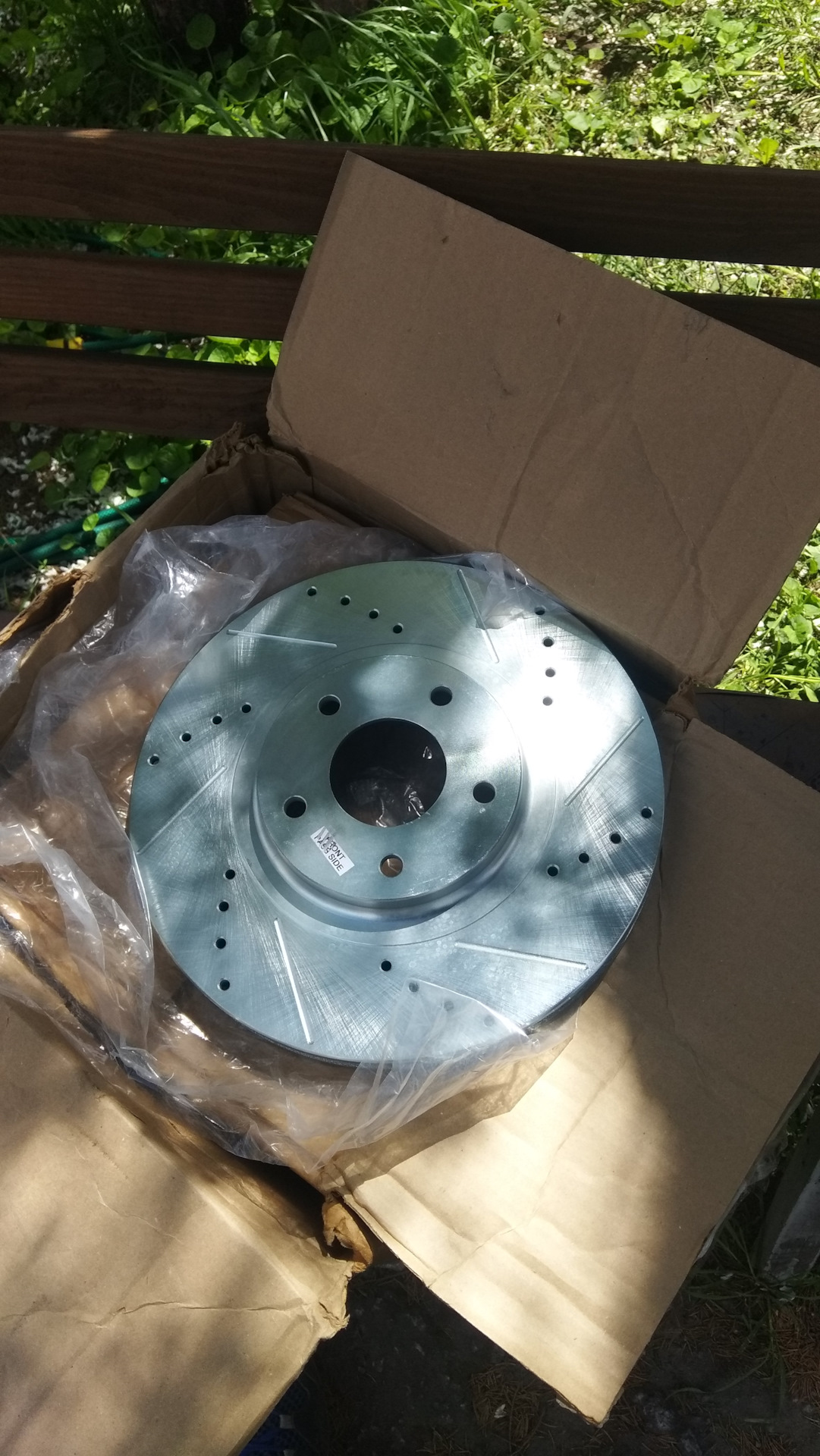 Диски с перфорацией Мурано z50 — Nissan Murano I, 3,5 л, 2004 года ...