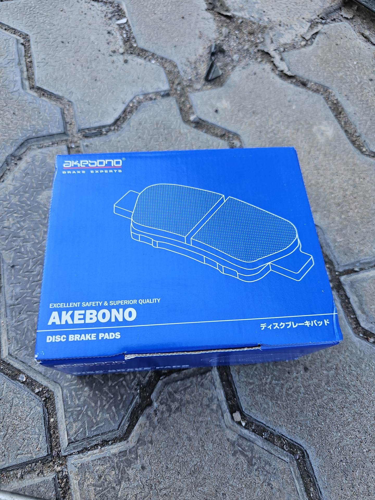 Колодки Akebono AN-605WK (перед) — Infiniti G35 Sedan (V36), 3,5 л ...