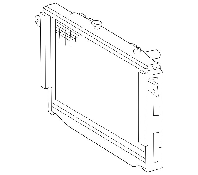 1640050212 РАДИАТОР ДВС TOYOTA LAND CRUISER/LEXUS LX470 (UZJ100), 2UZ ...