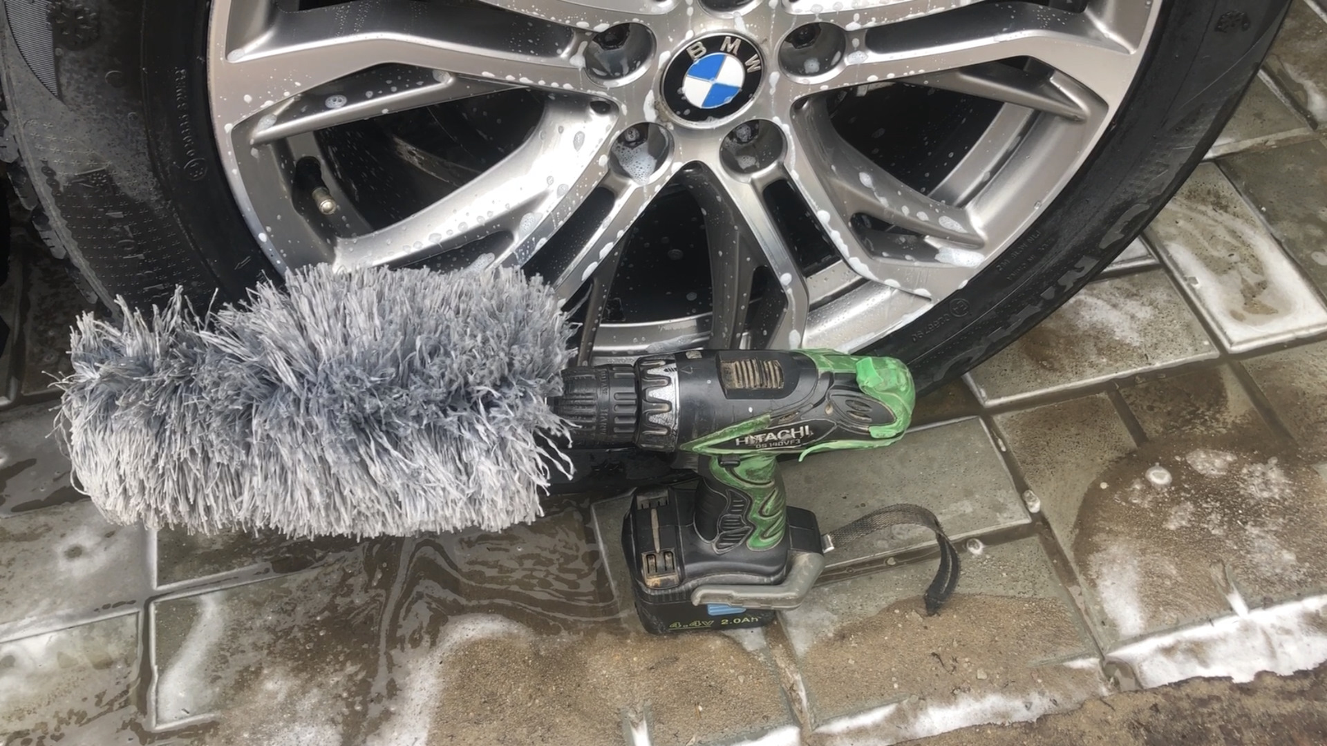 Мойка арок. — BMW X1 (F48), 2 л, 2017 года | мойка | DRIVE2