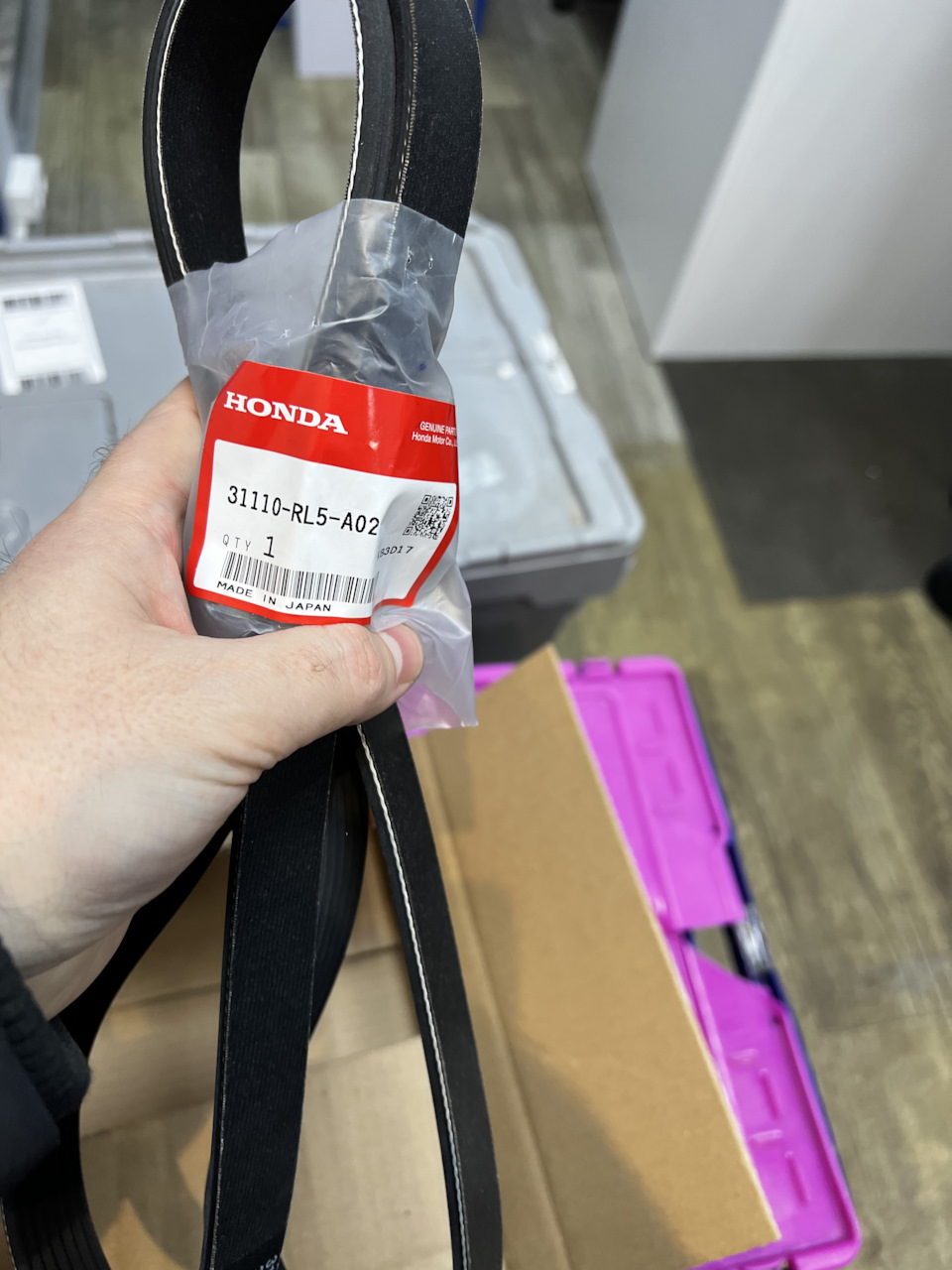 31110RL5A01 -ремень приводной оригинал? — Honda Accord (8G), 2,4 л ...