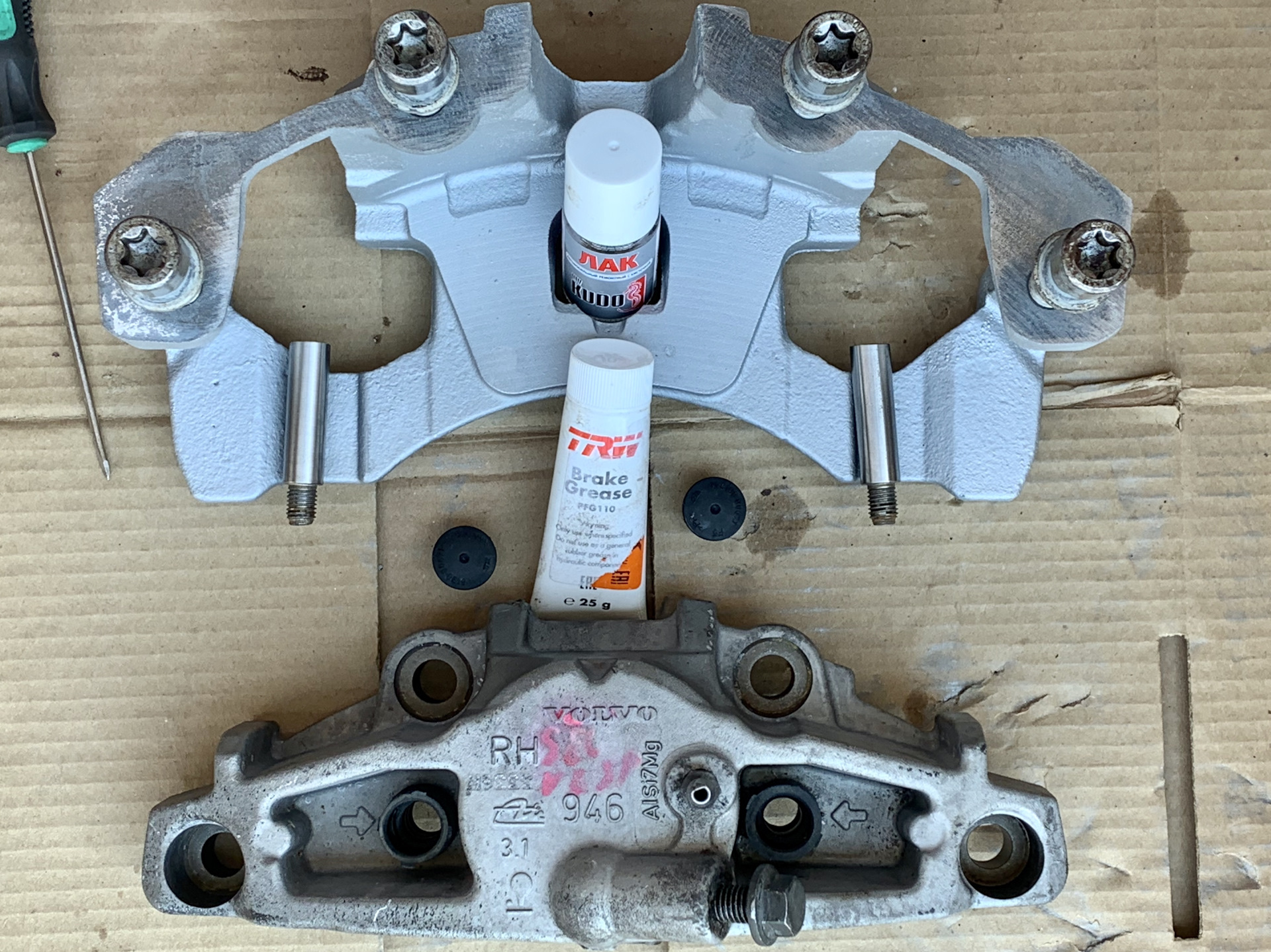 Замена тормозов Mondeo 4 300 мм на 336 мм от Volvo S80 — Ford Mondeo IV ...