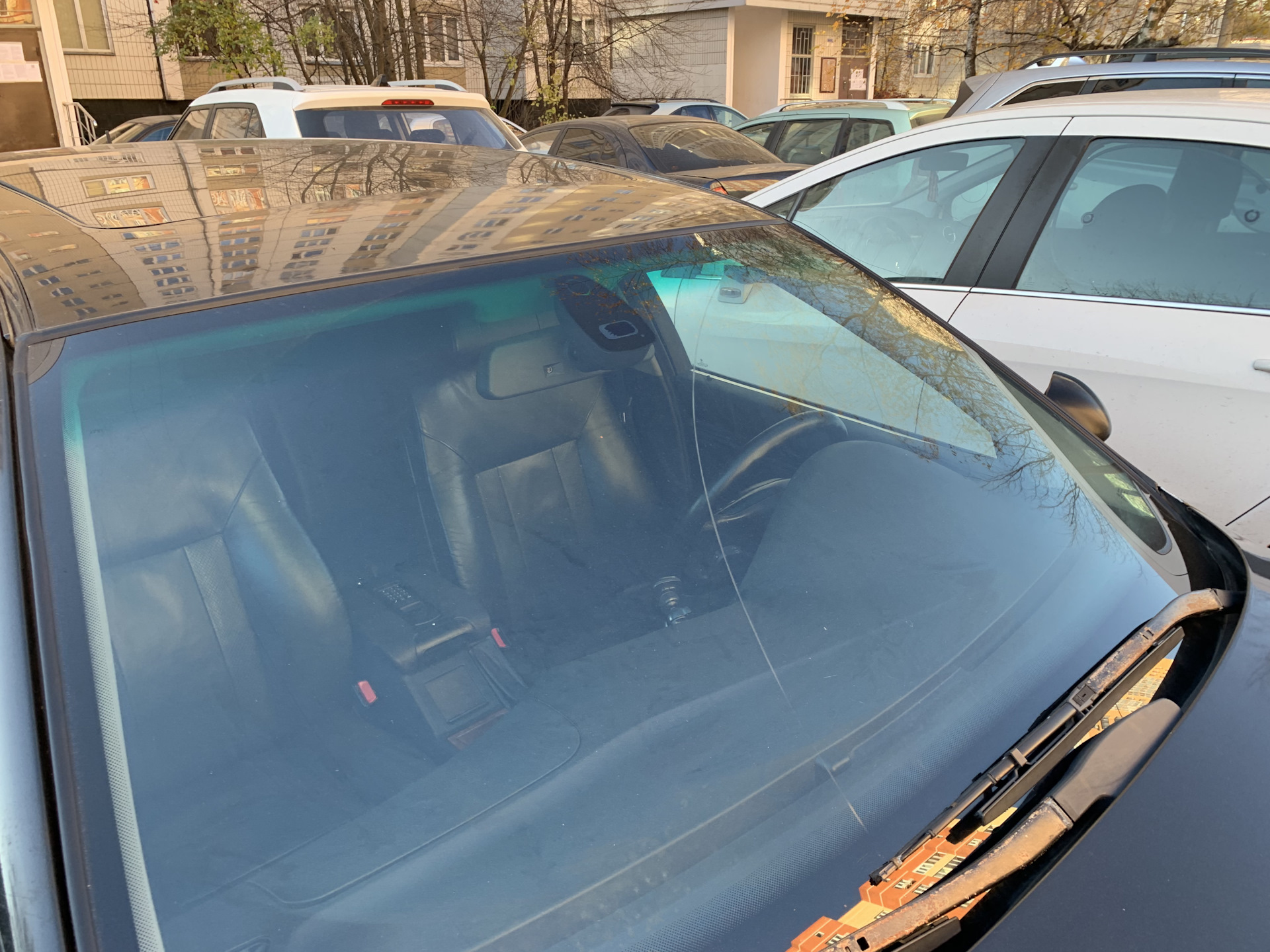 Как убрать царапины с лобового стекла E39 — BMW 5 series (E39), 3 л ...