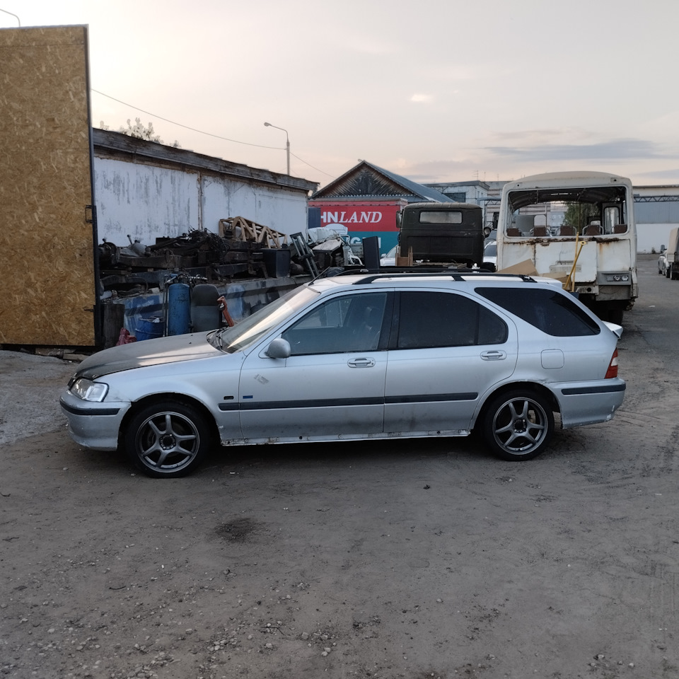 Black Racing PRO S1! — Honda Civic Aerodeck, 2,2 л, 1998 года ...