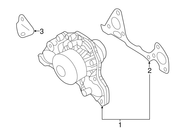 MD973025 Водяной насос Mitsubishi | Запчасти на DRIVE2