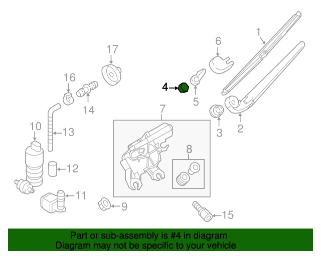 N01508311 Гайка AUDI A3 VAG | Запчасти на DRIVE2