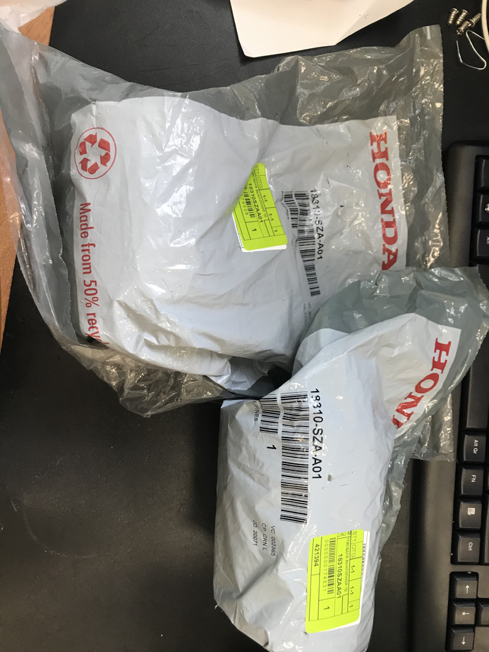 18310SZAA01 НАСАДКА/FINISHER, EXHAUST Honda | Запчасти на DRIVE2