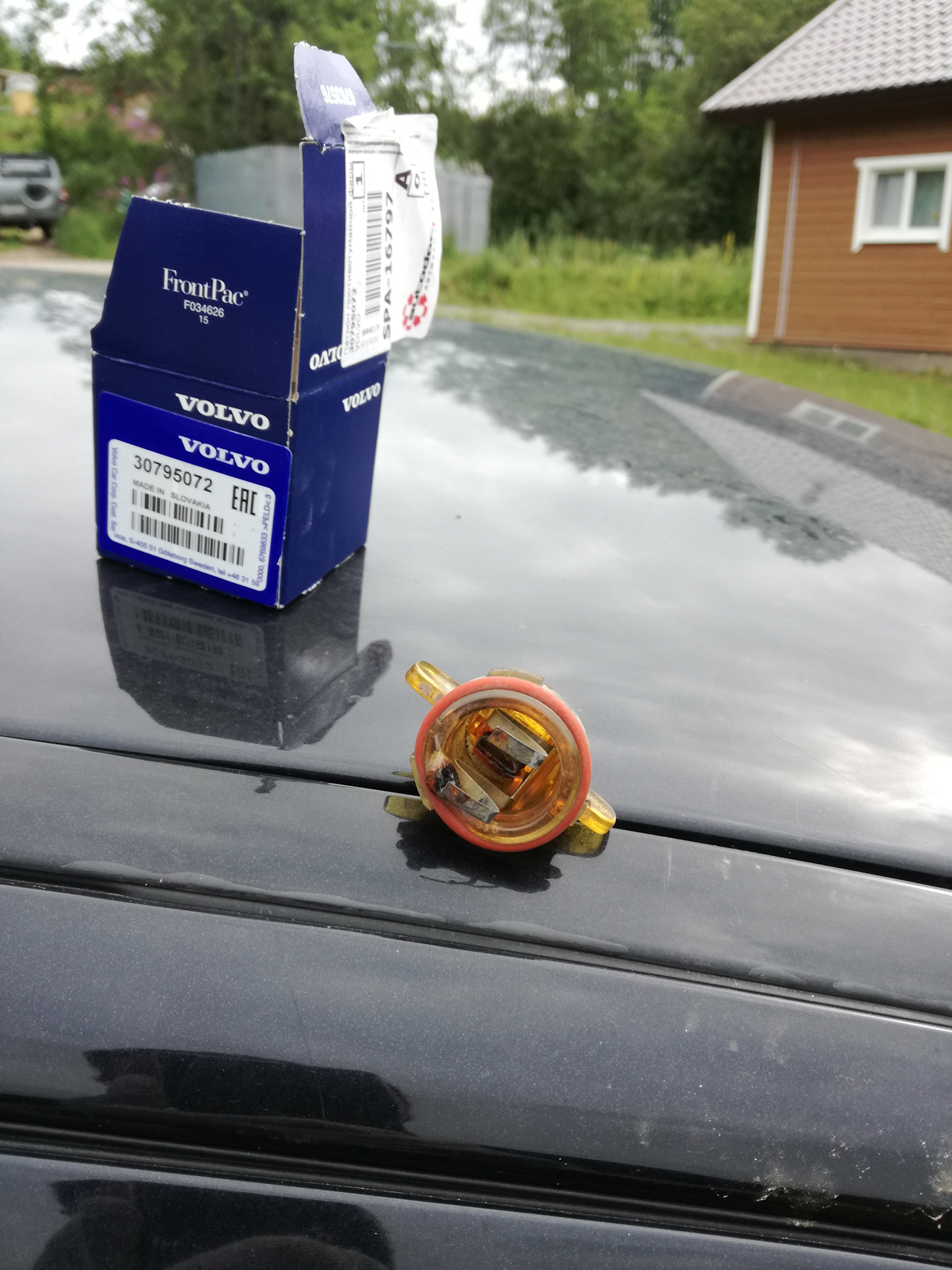 туманка и гофра — Volvo S60 (1G), 2,4 л, 2008 года | своими руками | DRIVE2