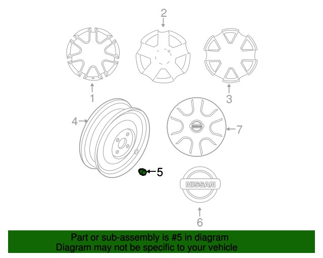 40224V5510 Гайка колесная (закрытая) NISSAN INFINITI | Запчасти на DRIVE2