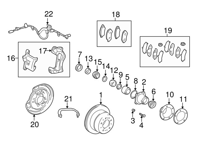 4242160040 Корпус подшипника TOYOTA LEXUS | Запчасти на DRIVE2
