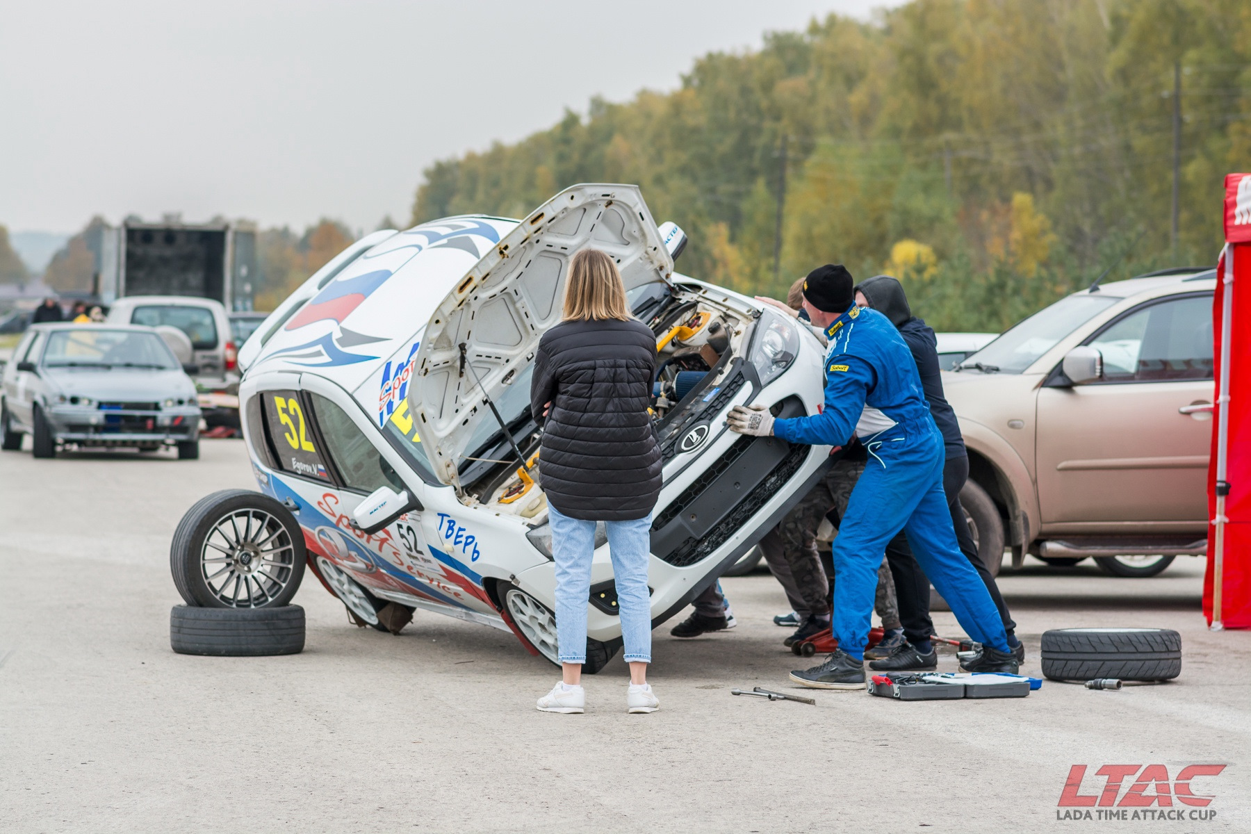 Time Attack. LTAC 02.10.21. Рязань. — Lada Калина Хэтчбек (2G), 1,6 л, 2014 года | соревнования ...