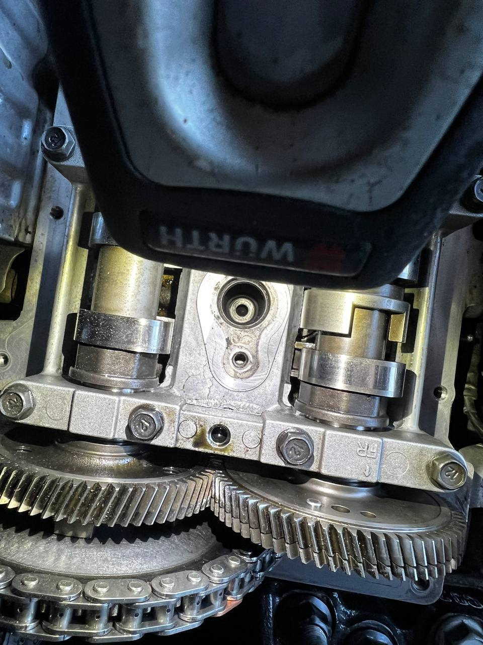 Запись 99 — замена цепей ГРМ в двигателе D4HB на казалось бы "детском ...