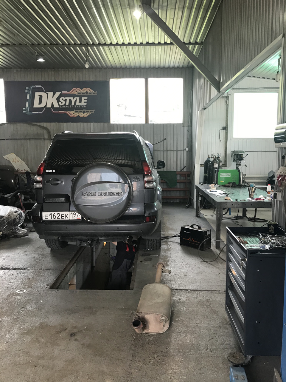 Замена глушителя на Прадо 120 — Toyota Land Cruiser Prado 120-series, 4 ...
