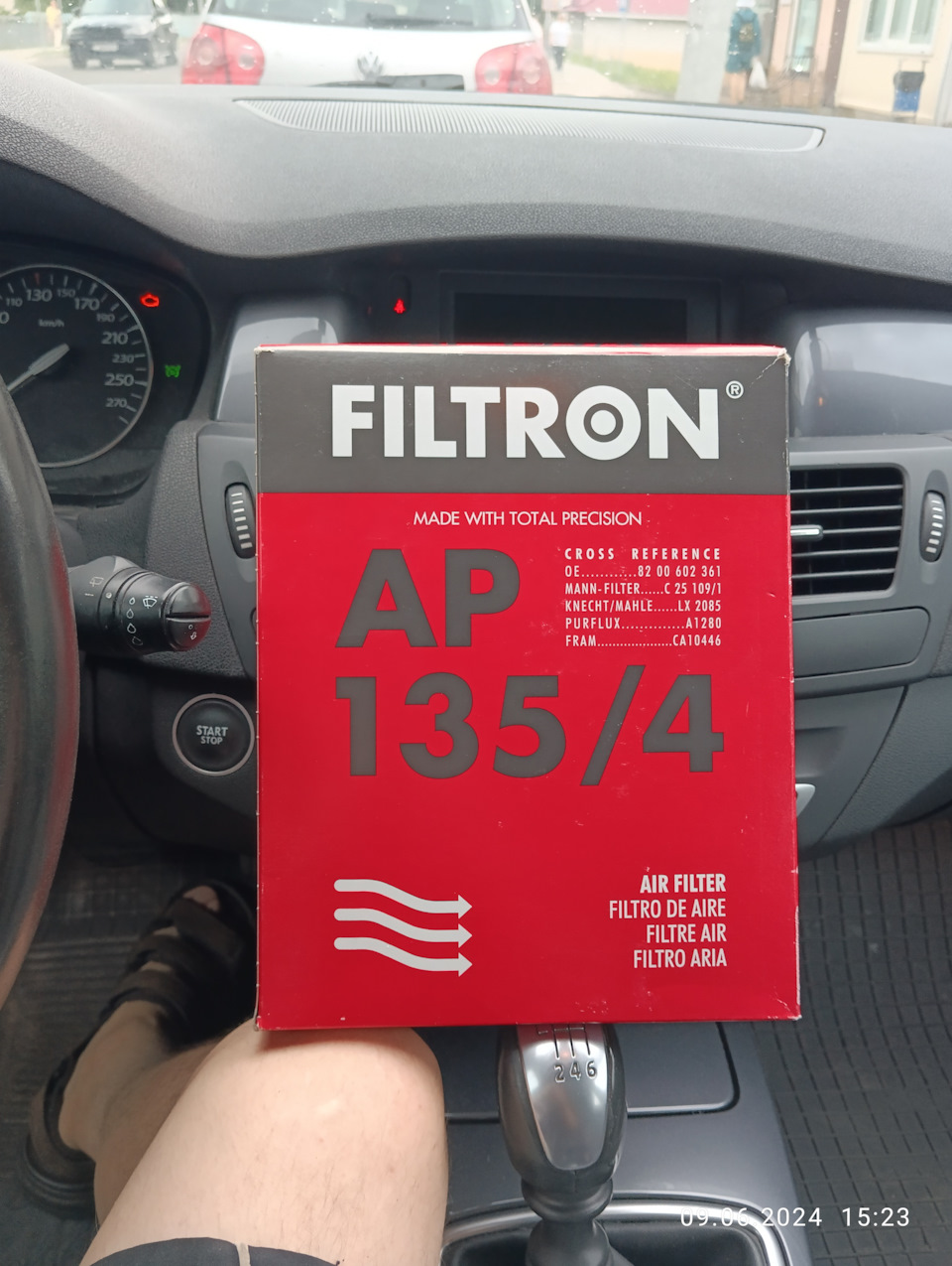 8200602361 Фильтр воздушный двигателя RENAULT | Запчасти на DRIVE2