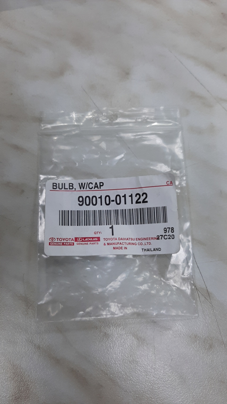 9001001122 Лампа TOYOTA LEXUS | Запчасти на DRIVE2