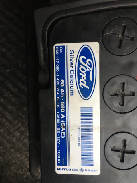 1426519 Стартерная аккумуляторная батарея Ford | Запчасти на DRIVE2