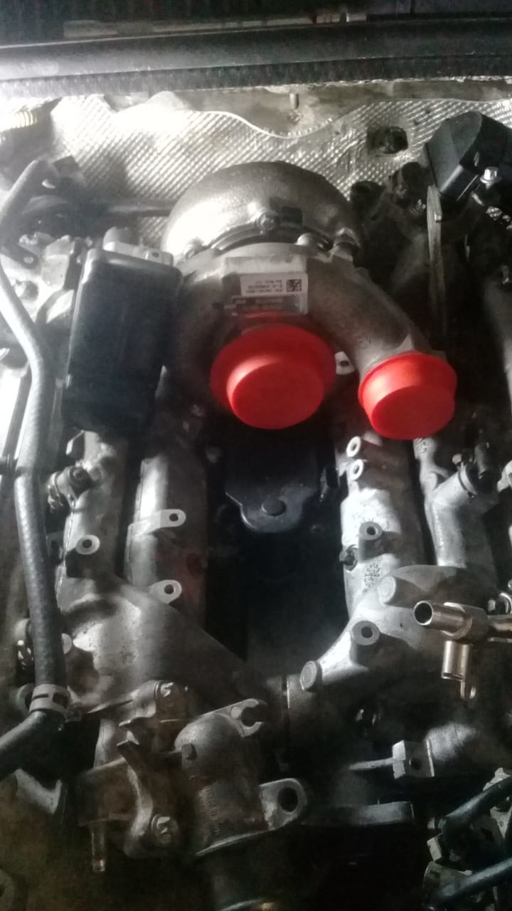 Замена турбины, антифриза, переуплотнение впускных коллекторов, замена ...