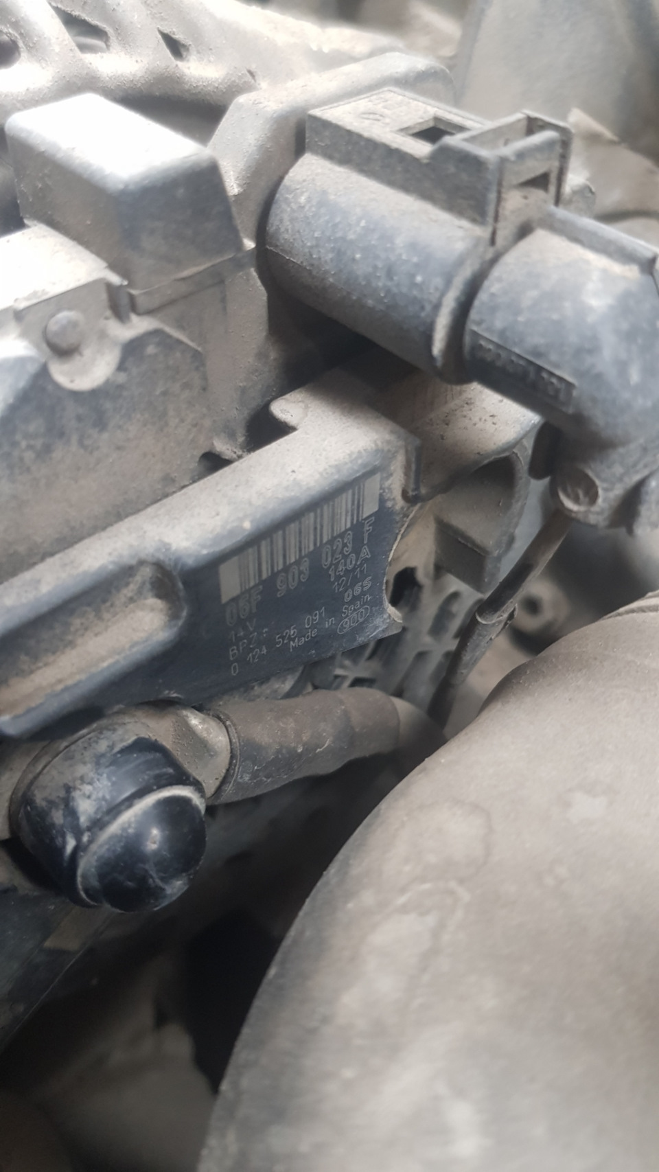 Переборка генератора. — Skoda Octavia A5 Mk2, 1,6 л, 2011 года ...