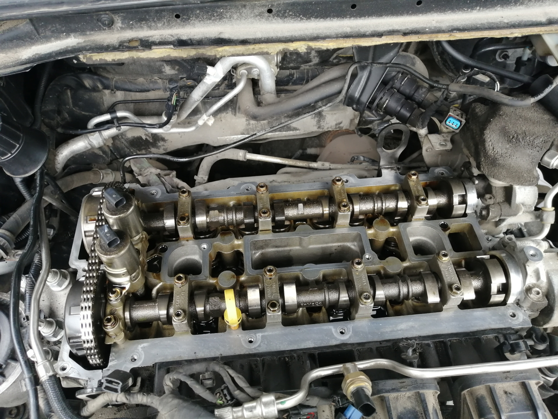 Замена прокладки клапанной крышки и тп — Ford Mondeo IV, 2 л, 2012 года ...