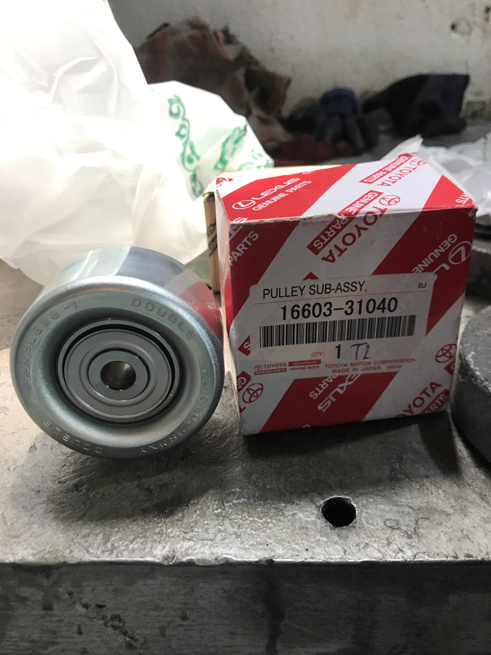 1660331040 Ролик общего ремня OEM TOYOTA LEXUS | Запчасти на DRIVE2