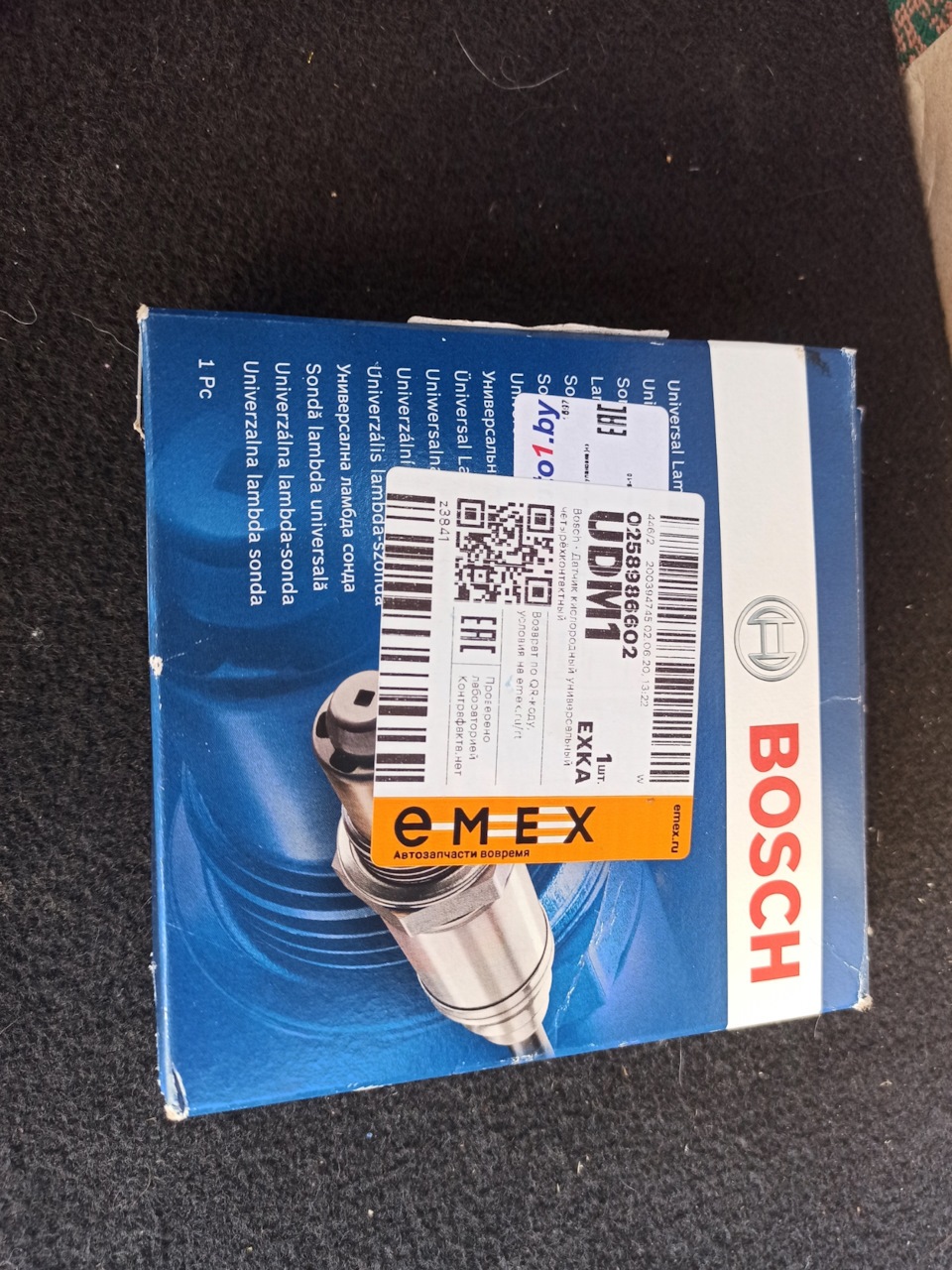 0258986602 Датчик кислорода (лямбда-сенсор) BOSCH | Запчасти на DRIVE2